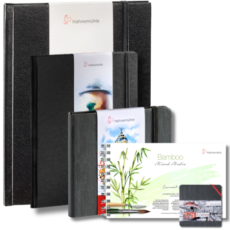 Carnets aquarelle Hahnemühle - Tous formats et papiers