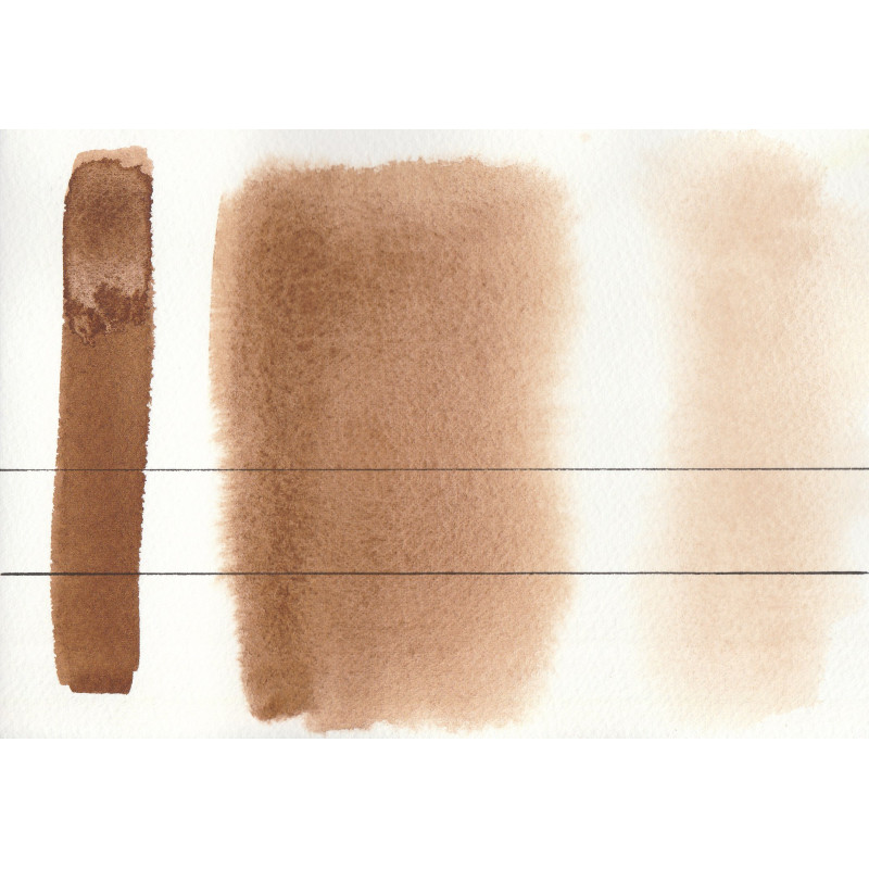 Terre d'Ombre Brunâtre de Chypre - Aquarelle Godet Roman Szmal Aquarius